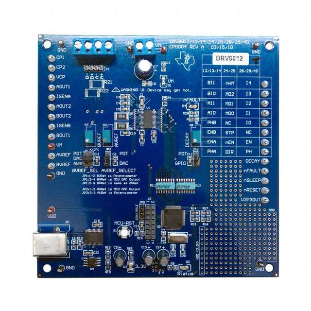 DRV8812EVM Texas Instruments | Placas de desarrollo, kits, programadores | DigiKey